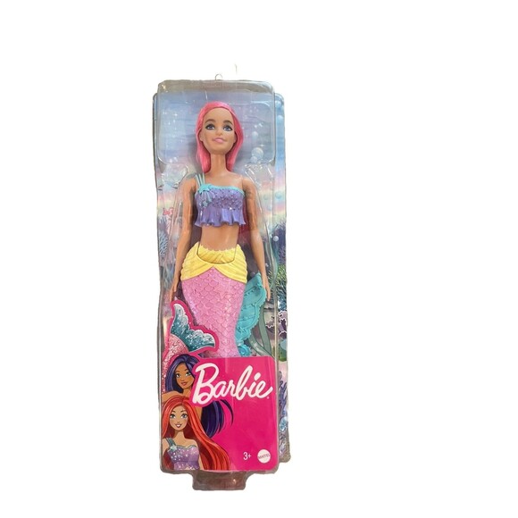 Mattel | Toys | Barbie Mattel Dreamtopia Mermaid Straight Pink Hair ...